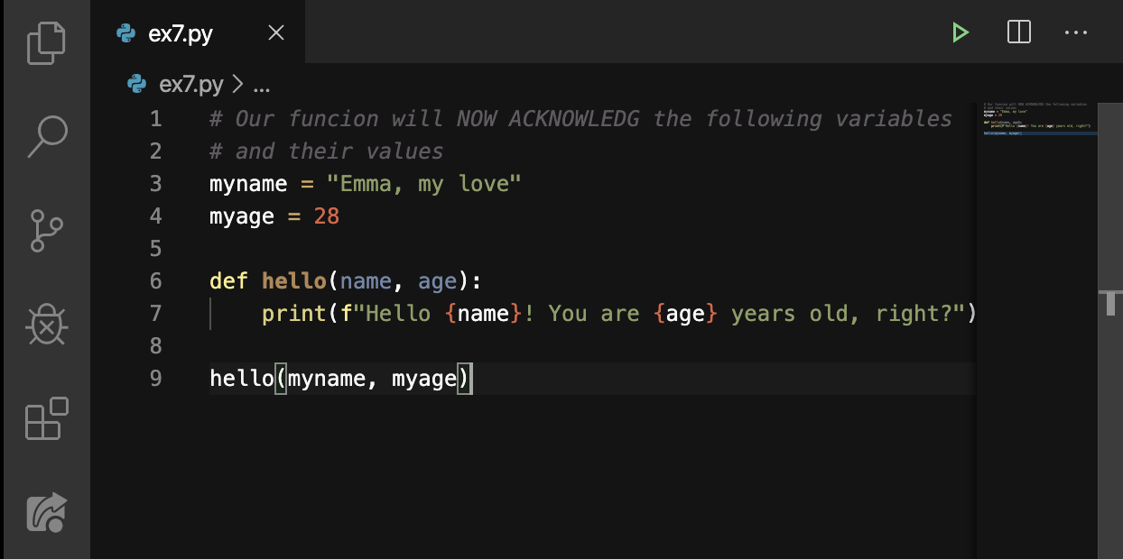 Lesson 10. Functions with Parameters and Arguments in Python - BeAmaZedd