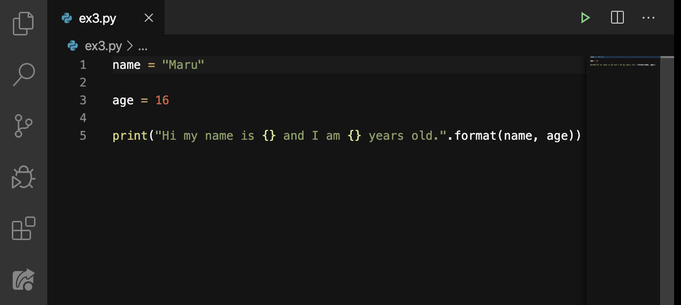 Lesson 5. Variables Inside Strings in Python - BeAmaZedd Lesson 5. Variables Inside Strings in Python - BeAmaZedd