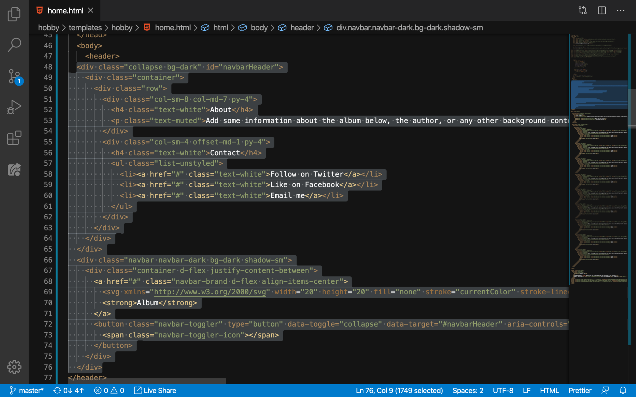 Lesson 38: Beautifying the NavBar - BeAmaZedd