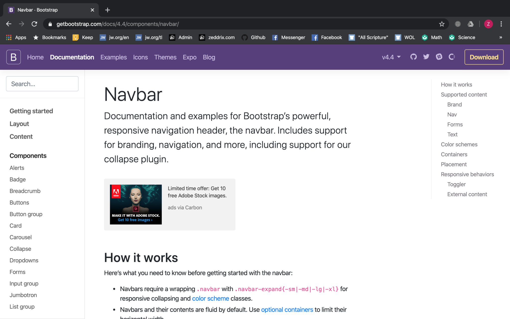 Lesson 38: Beautifying the NavBar - BeAmaZedd